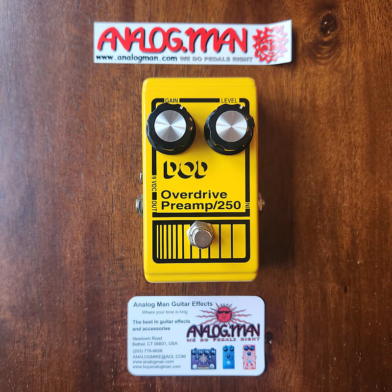 Rare Analogman Grey Spec Modded DOD 250 Overdrive Preamp | Reverb