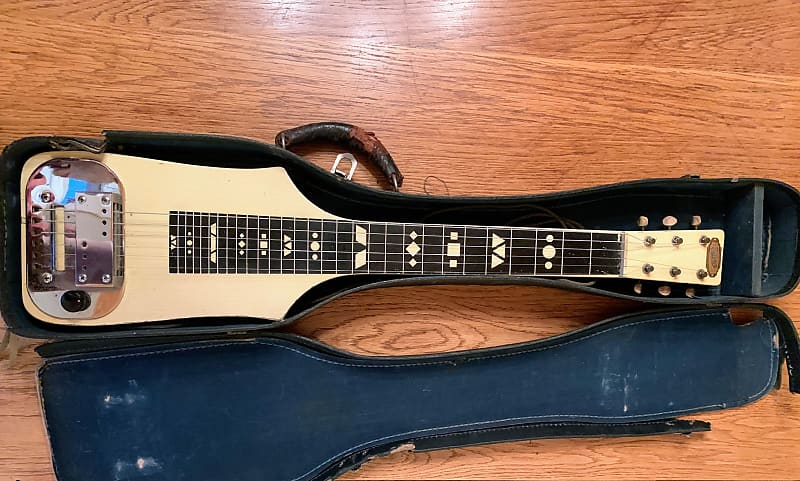 Supro Lap Steel 1950 - White, all original | Reverb