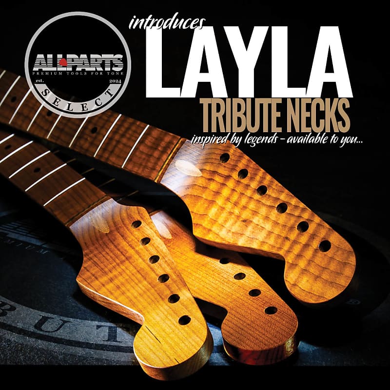 Allparts Select Tribute Series "Layla" Replacement Strat Neck | Reverb
