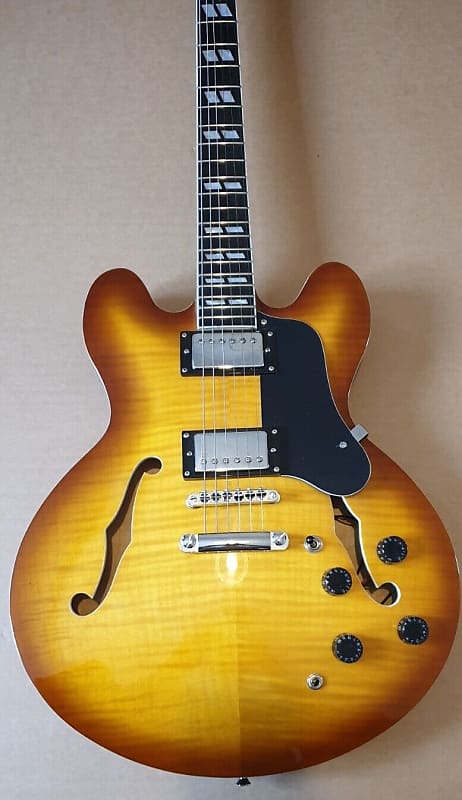 Chevin Semi Hollow 335 Electric Guitar | Reverb