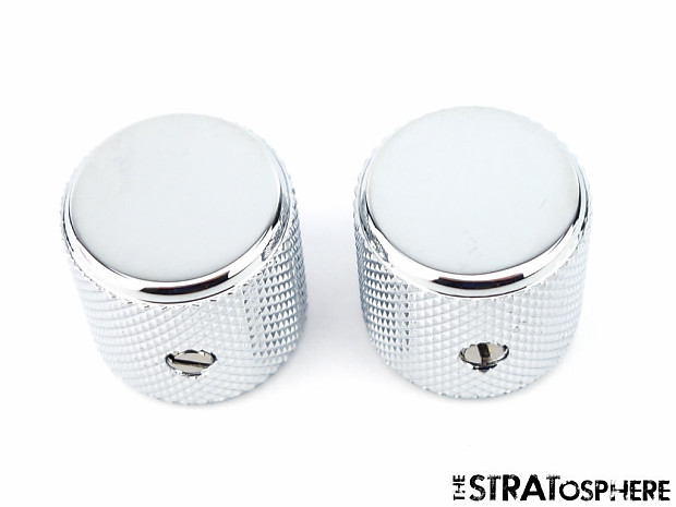 2 Fender Duo-Sonic GUITAR KNOBS Volume Tone Control Guitar | Reverb