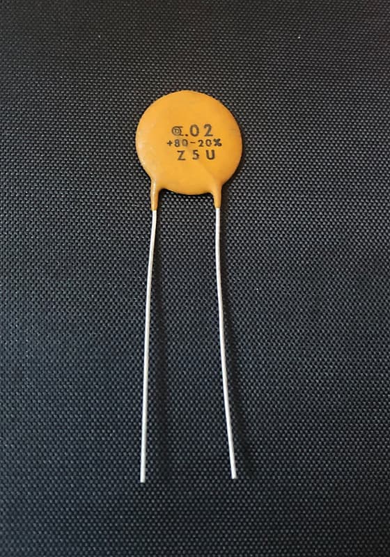 Circle D .02 uF Capacitor Ceramic Disc Dime Tone Caps +80-20% | Reverb