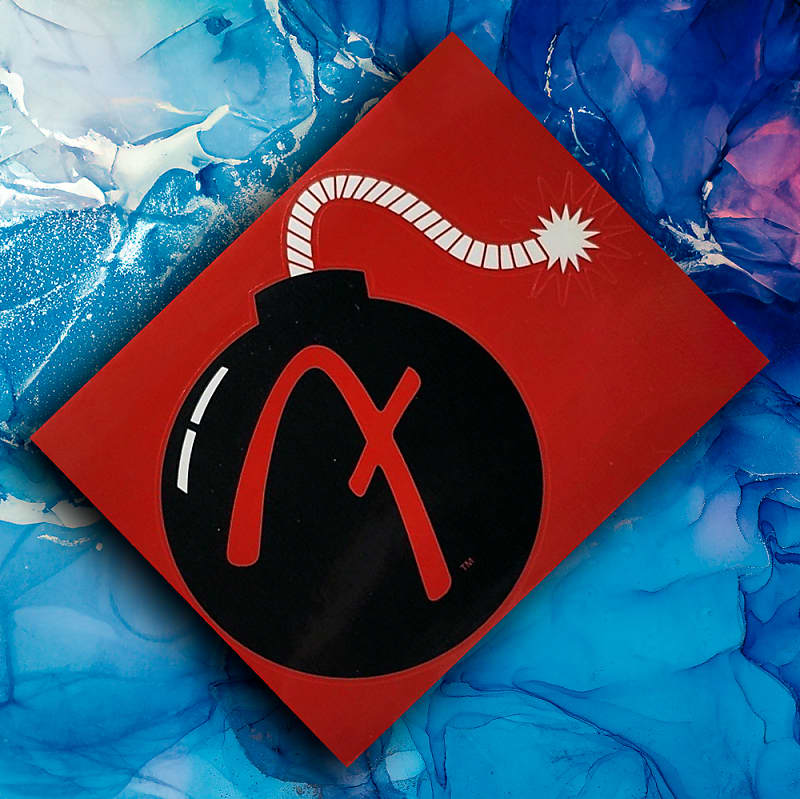 FENDER STICKER INSANELY RARE "BOMB" LIMITED EDITION GUITAR | Reverb