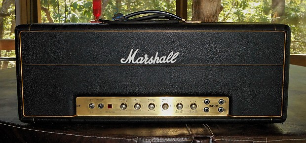 Marshall Super Bass 100W 1969 black/gold | Reverb