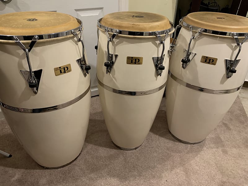 LP Palisades Park and Garfield Original Congas White | Reverb