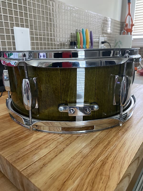 Custom made 13” X 5” maple stave snare 2021 High gloss | Reverb