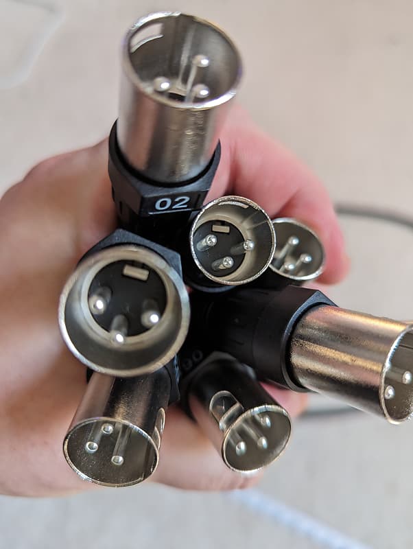 XLR Snake Cable Patch (10ft X 8 Channels) by FAT TOAD | | Reverb