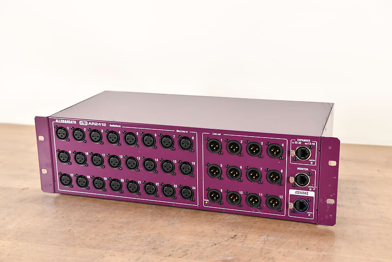 Allen & Heath GLD-AR2412 24x12 AudioRack for GLD Mixing | Reverb