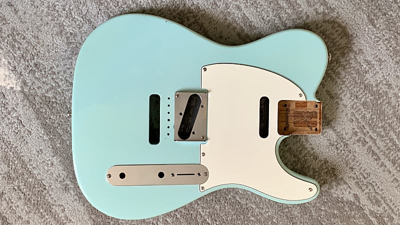 Warmoth Corps Telecaster Hybrid 2015 - Sonic Blue | Reverb