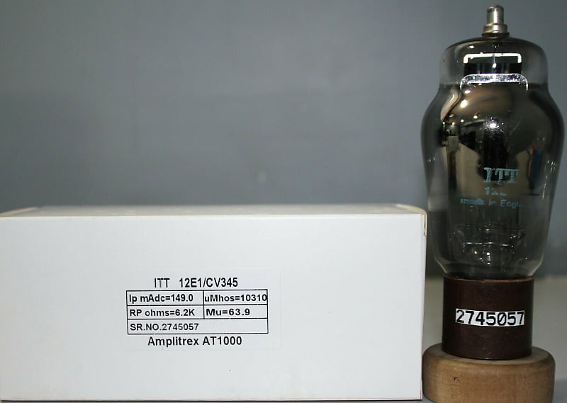 12E1 CV345 ITT NOS Made in England Amplitrex Tested #2745057 | Reverb