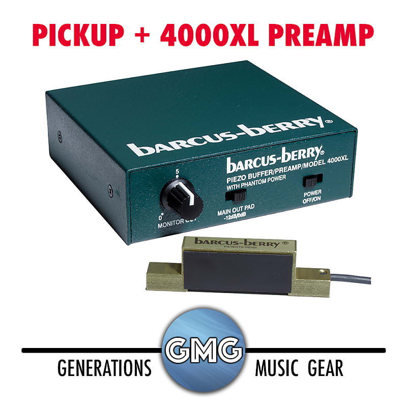 Barcus-Berry 4000-BRB Piano / Harp Planar Wave System with | Reverb