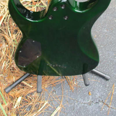 Douglas 7 String Quilt Green Electric Guitar~Reverse | Reverb