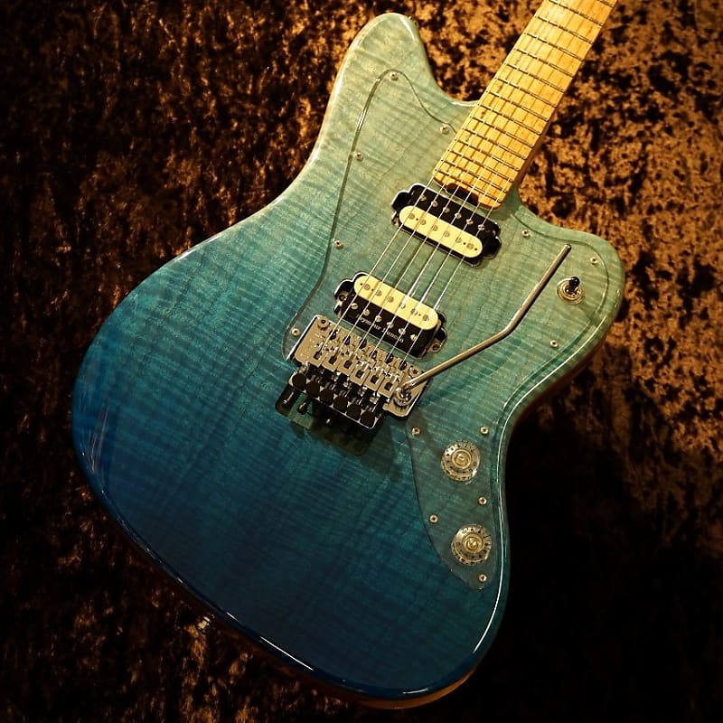 ESP [USED] "CUSTOM ORDER" JM TYPE / SEE THROUGH BLUE | Reverb