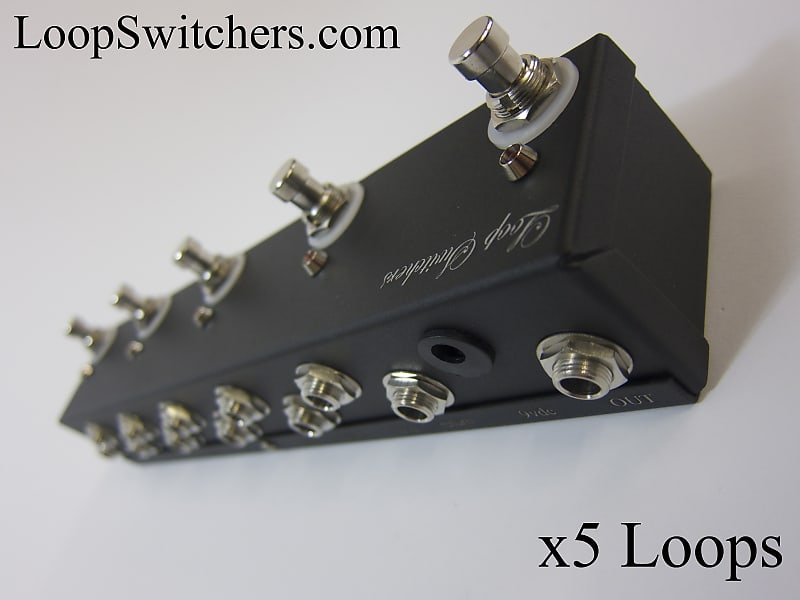 Loop Switchers True Bypass Loop Strip Pedal 5 Channel | Reverb