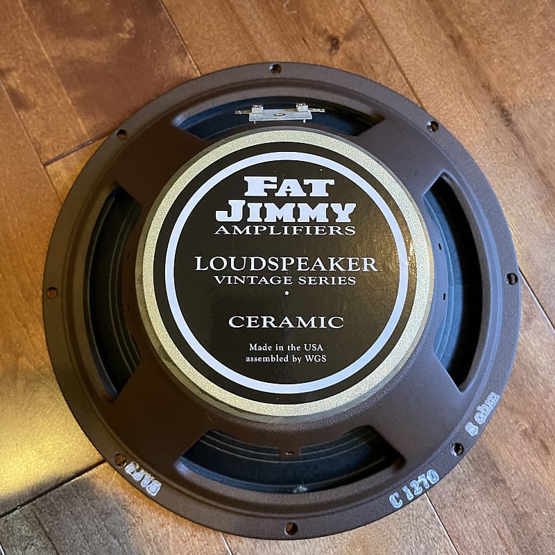 Fat Jimmy C1270 12” 8 ohm guitar speaker | Reverb