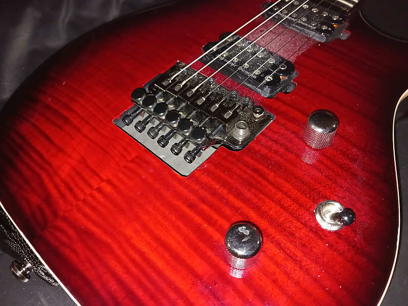 WOW! Washburn Pre SOLAR guitar "PARALAX " - Trans Red | Reverb