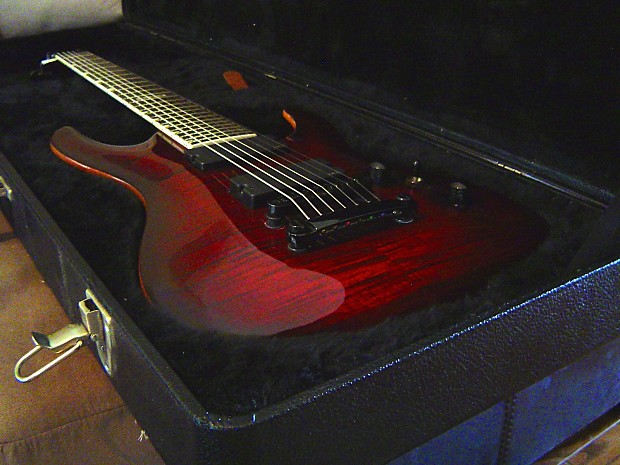 ESP LTD H-307 Flamed Red Top EMG 707's 7 String | Reverb