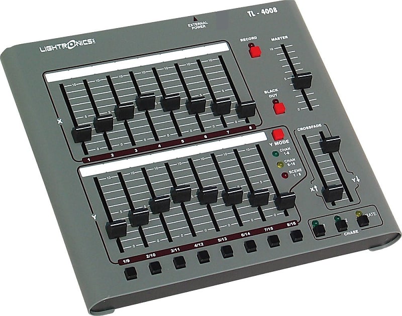 Lightronics TL-4008 Lighting Console, 16-Channels, 24 Scenes | Reverb