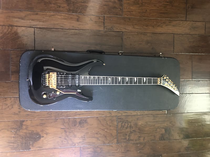 Kramer Stagemaster Deluxe 1988 Black factory Gold Hardware | Reverb