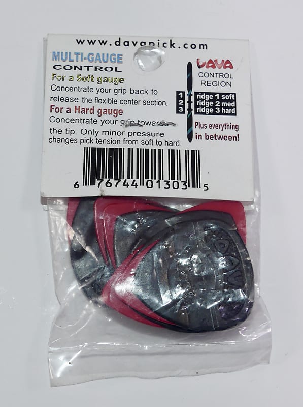 Dava Rock Control Guitar Picks Delrin Tip | Reverb