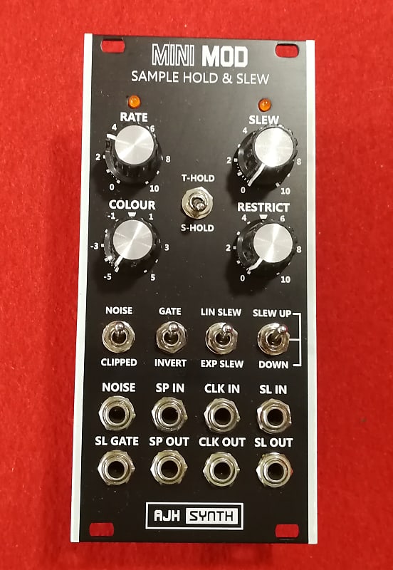 AJH Synth MiniMod Sample Hold + Slew Black | Reverb UK