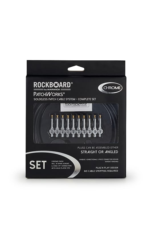 Rockboard by Warwick Patchworks Solderless Patch Cable System | Reverb
