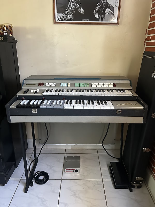 Farfisa Duo Compact combo organ (original top cover included) | Reverb