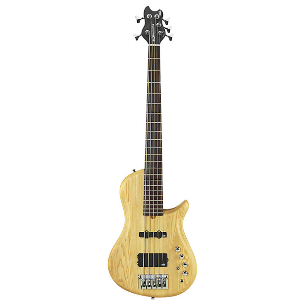 Brubaker 5-String Single Cut MJX Bass, Natural - Factory | Reverb