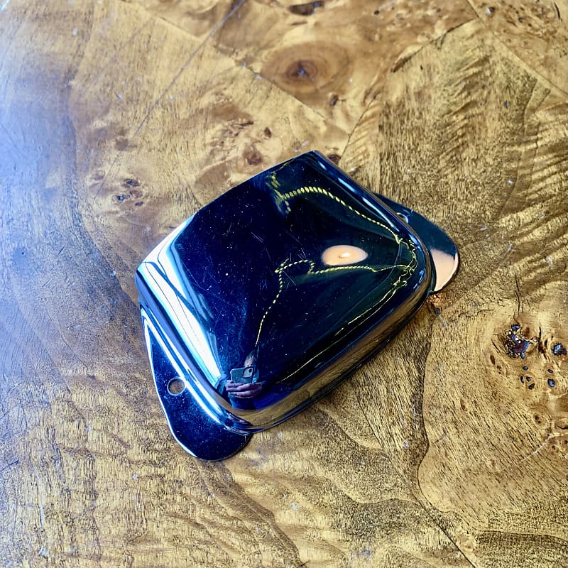 Fender Precision Bass bridge cover 1964 Chrome p original | Reverb