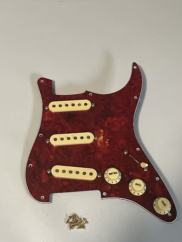 Fender SRV Texas Special Pickups Red Tortoise Stratocaster | Reverb