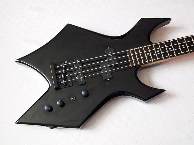 B. C. Rich Warlock Bass 1988 Black | Reverb