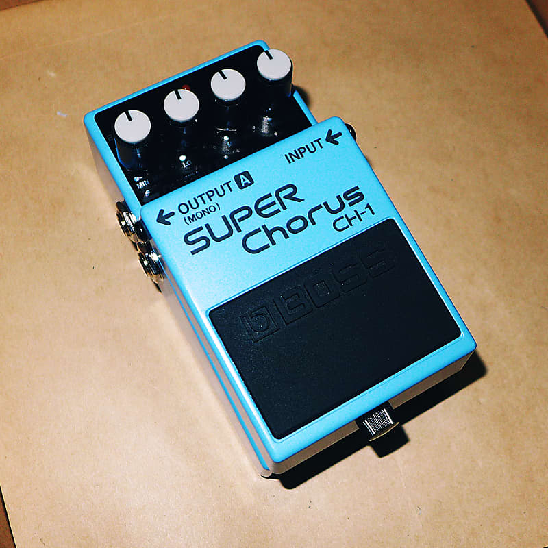 Boss CH-1 Super Chorus (Dark Gray Label) 2001 - Present Blue | Reverb
