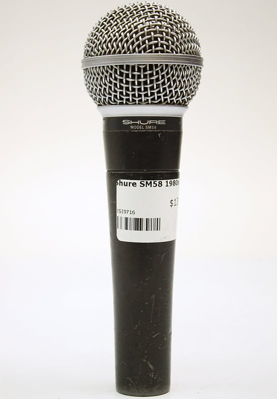 Vintage '70s '80s Shure SM58 Dynamic Vocal Microphone, Mic | Reverb
