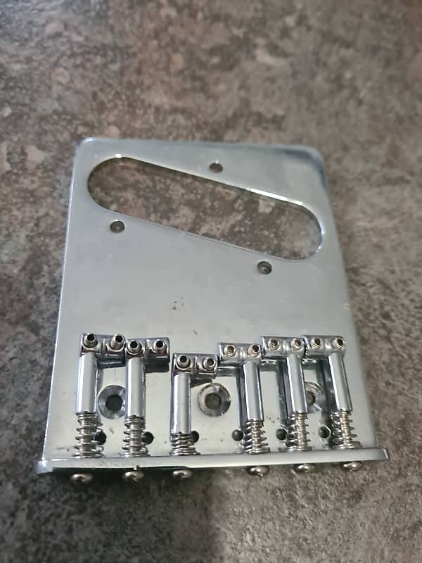 MIJ Fender Japan Telecaster bridge & saddles 1980s | Reverb UK