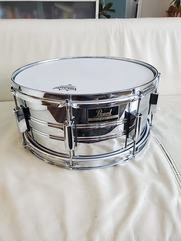 Pearl Export 6.5x14 Steel Snare 1990s | Reverb