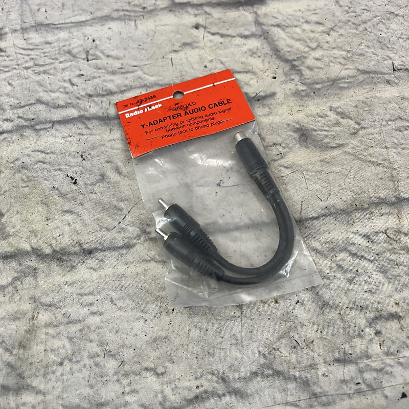 Radio Shack Shielded Y Adapter Adapter/Splitter | Reverb