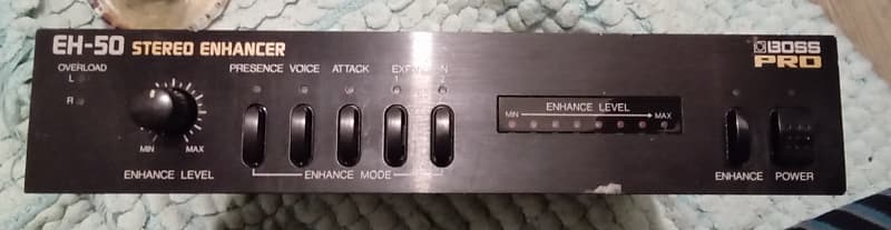 Boss EH-50 Stereo Enhancer Half-Rack Effects Unit 1980s | Reverb