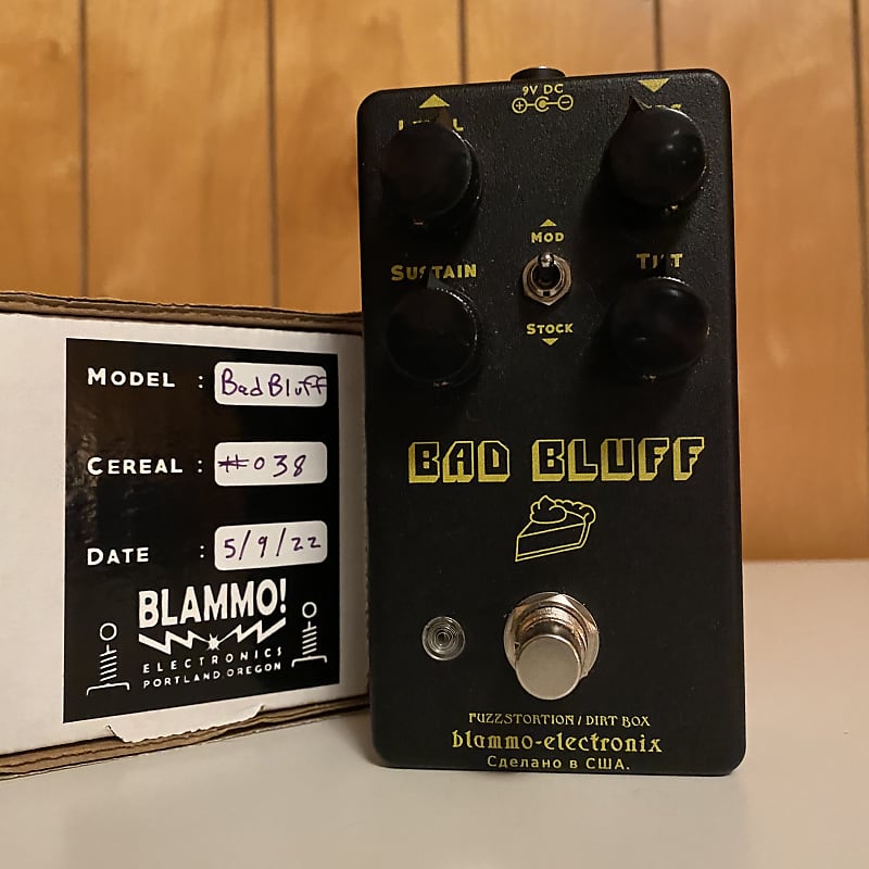 BLAMMO! Bad Bluff 2022 - Black/Yellow | Reverb