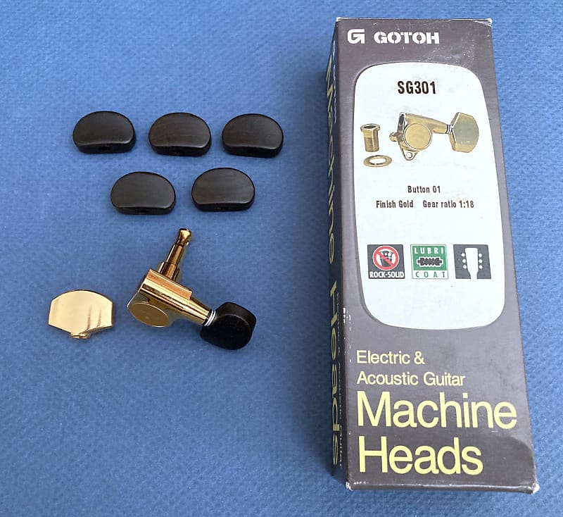 Gotoh SG-301 Gold Tuners • 3R+3L • New in Box w/Extra set of | Reverb