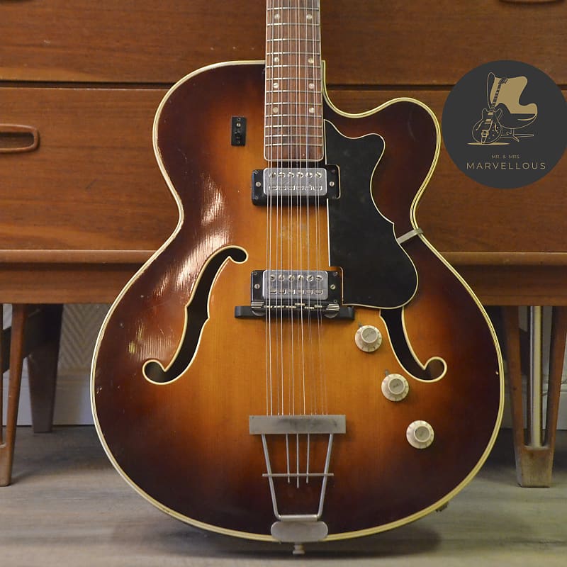 1967 Hofner 457-12 Sunburst | Reverb