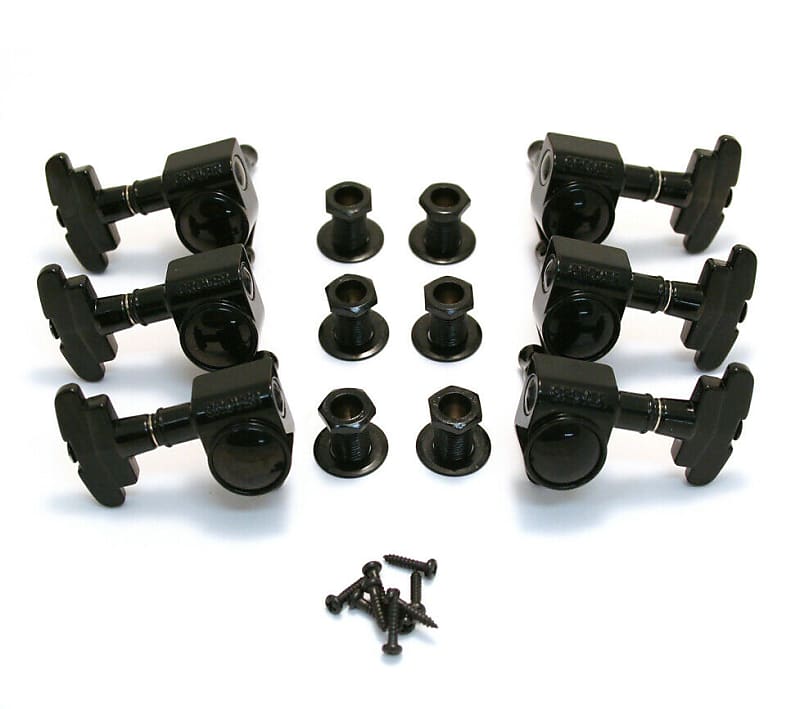 Grover 109BC Super Rotomatic Tuning Machines 3 +3 Black | Reverb