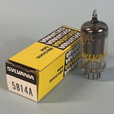 Vintage Sylvania 5814A NOS 12AU7 ECC82 Preamp Tube! T102 | Reverb