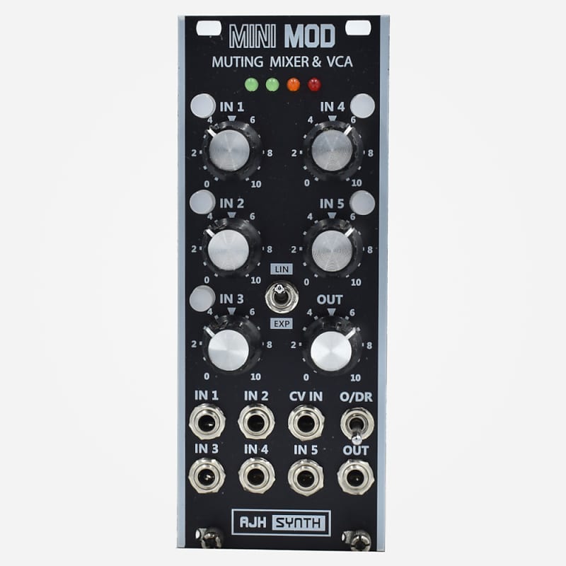 AJH Minimod Muting Mixer and VCA (Black) Eurorack Module | Reverb UK