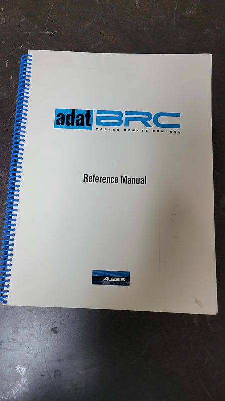 Alesis BRC Reference Manual 1993 - White | Reverb