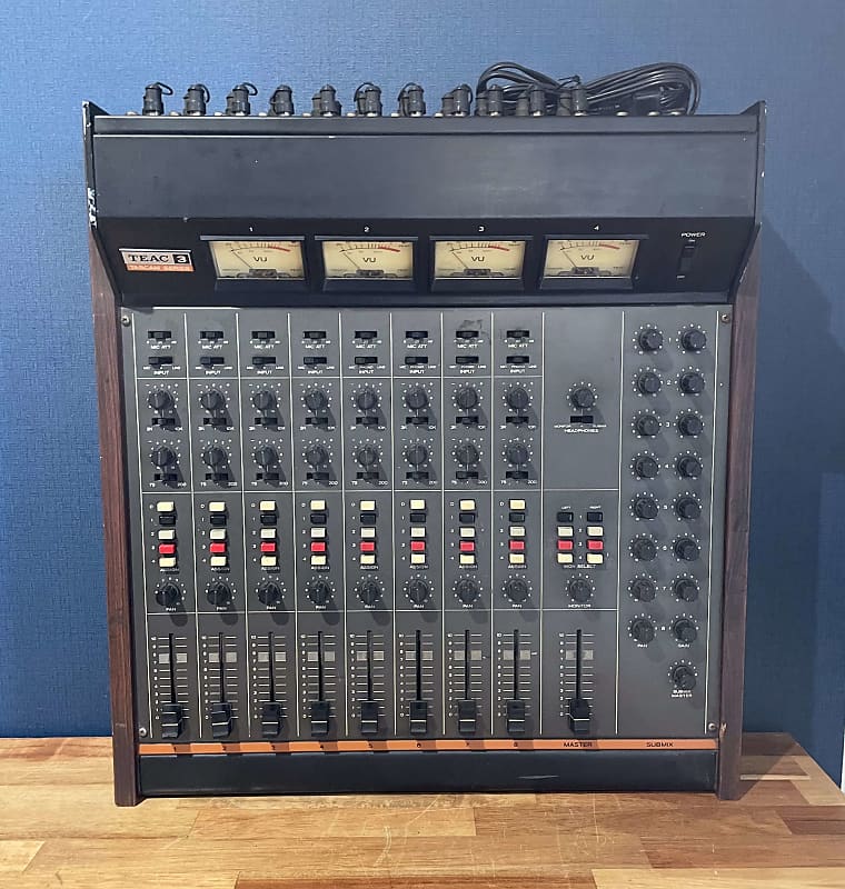 TEAC / Tascam Model 3 Vintage 8-channel Analog Mixer Desk | Reverb