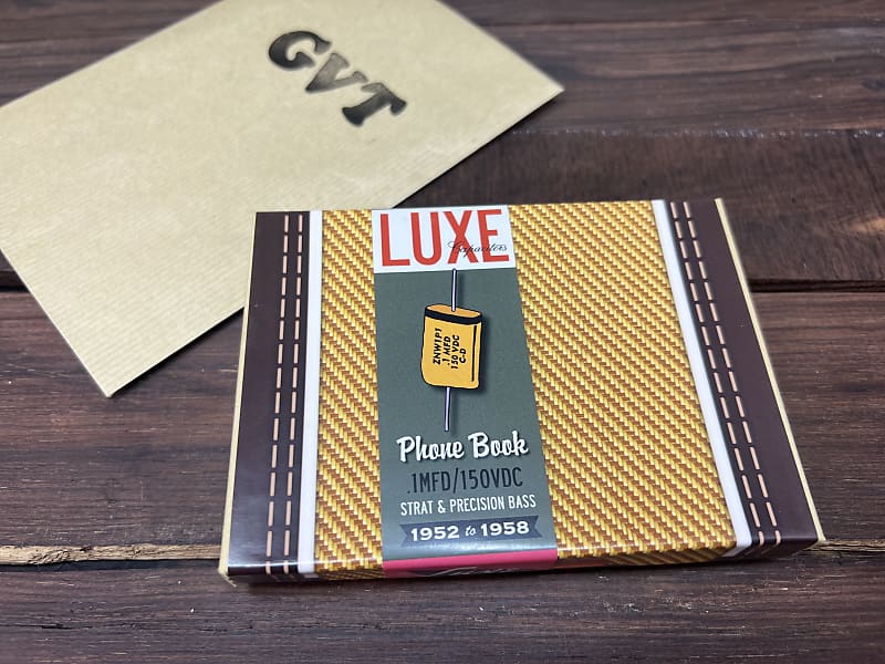 Luxe radio Capacitor set Stratocaster / precision bass 1952 - | Reverb