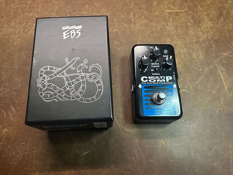 EBS MultiComp Blue Label Bass Compressor - Excellent | Reverb