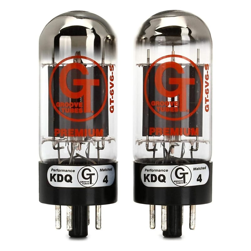 Groove Tubes GT-6V6-S Medium Duet (Pair) Tubes | Reverb