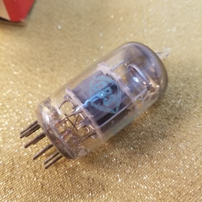 CBS 12AY7 Industrial mic dual triode tNOS AT1000 TESTED | Reverb