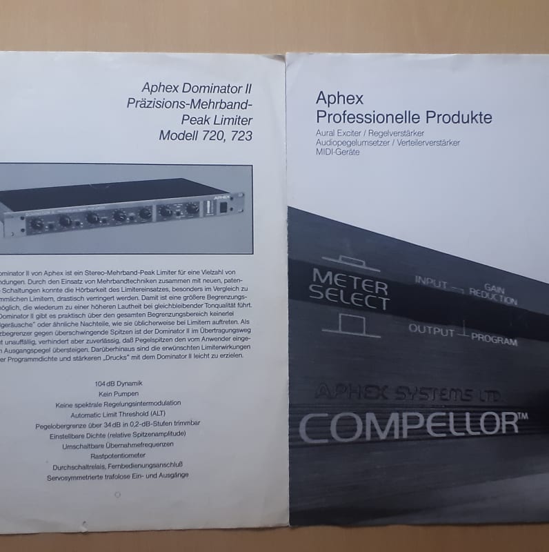 Aphex 720/723, 612, 250, 300,301,303, 103A Two Product | Reverb